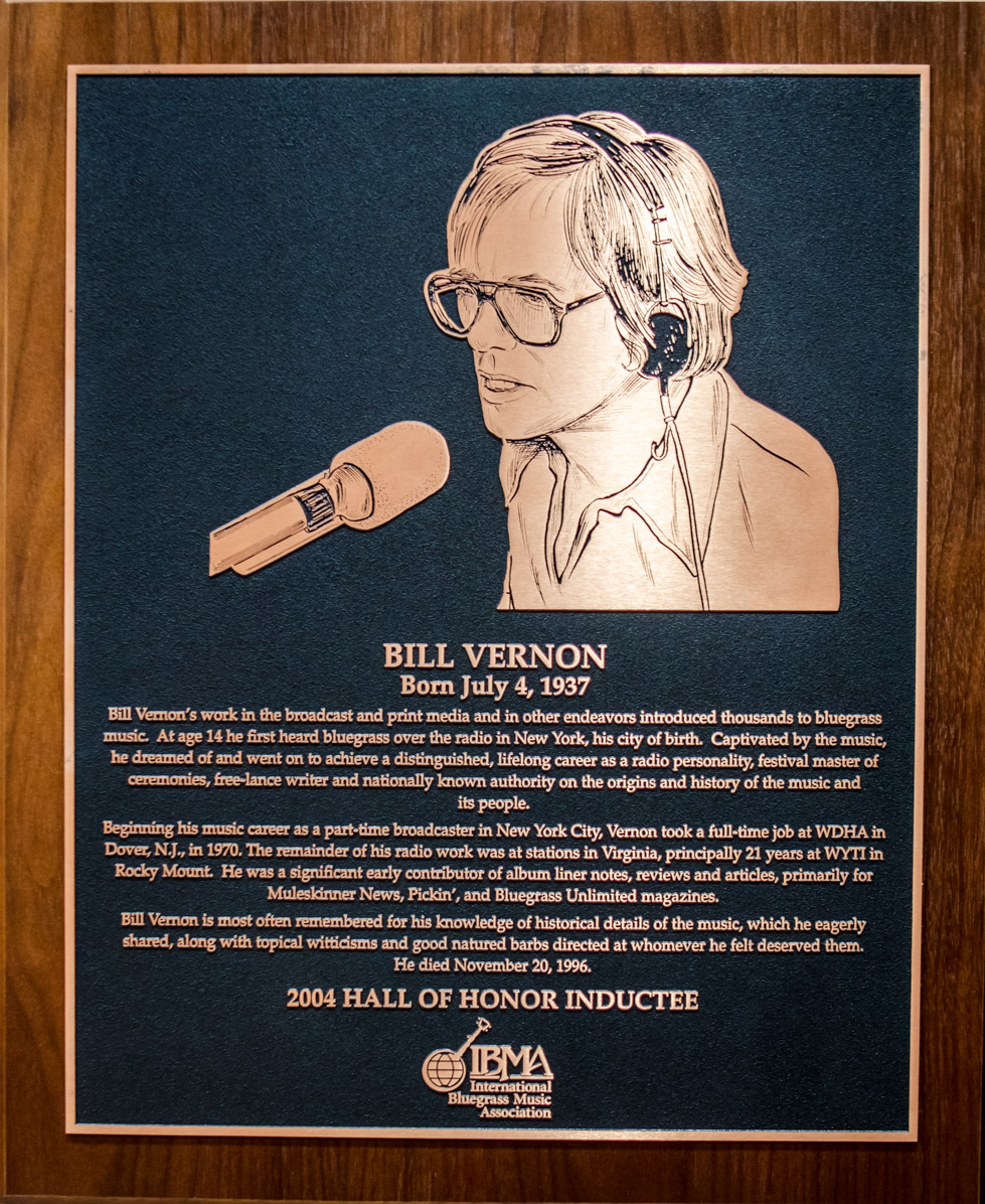 Bill Vernon - Bluegrass Music Hall of Fame & Museum