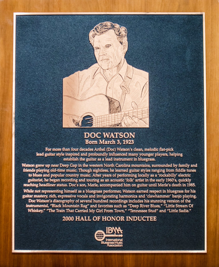Arthel “Doc” Watson - Bluegrass Music Hall of Fame & Museum