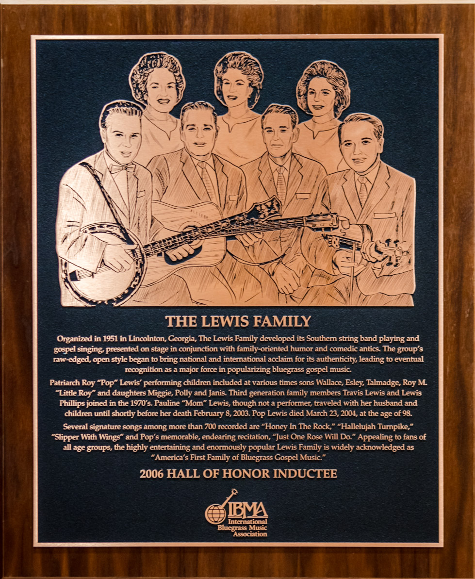 The Lewis Family - Bluegrass Music Hall of Fame & Museum