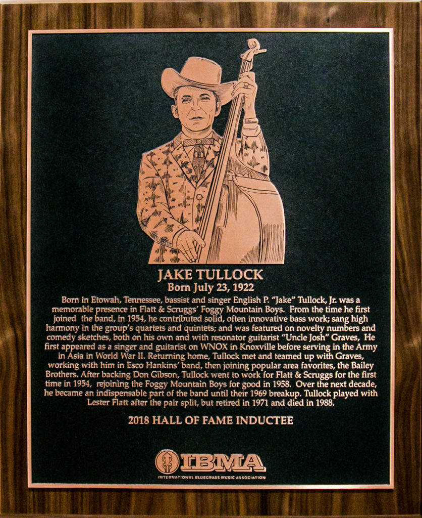 Jake Tullock - Bluegrass Music Hall of Fame & Museum