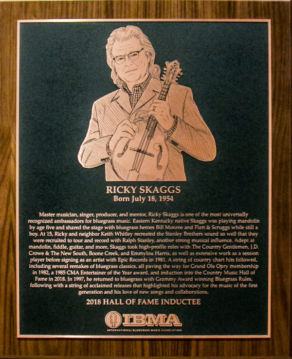 Ricky Skaggs - Bluegrass Music Hall of Fame & Museum