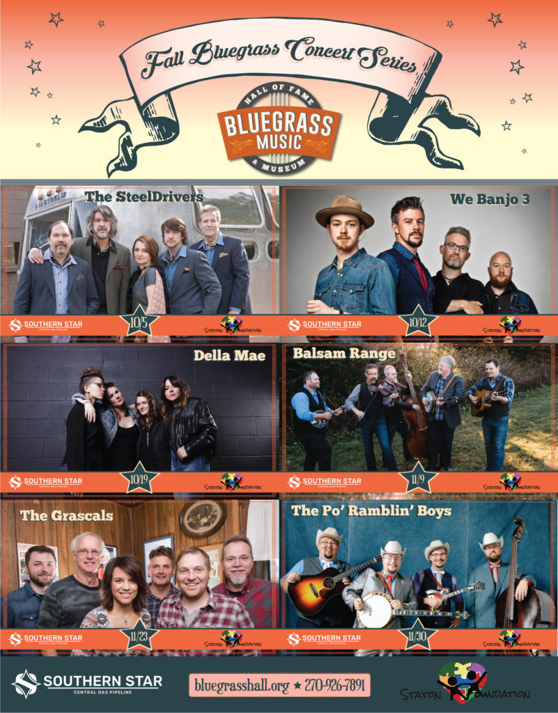 Fall Bluegrass Concert Series - Bluegrass Music Hall of Fame & Museum