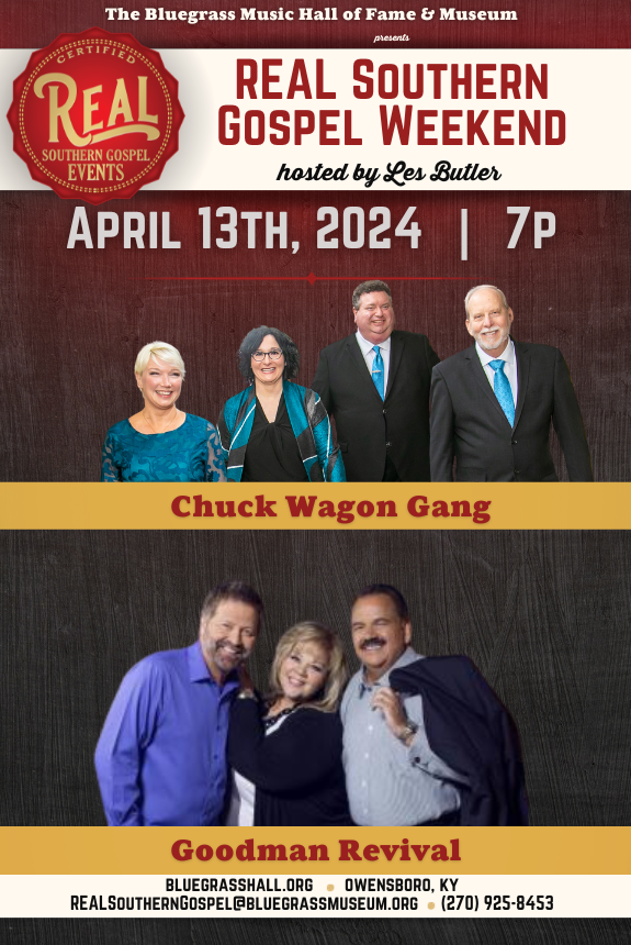 RSG - Chuck Wagon Gang & Goodman Revival - Bluegrass Music Hall of Fame ...