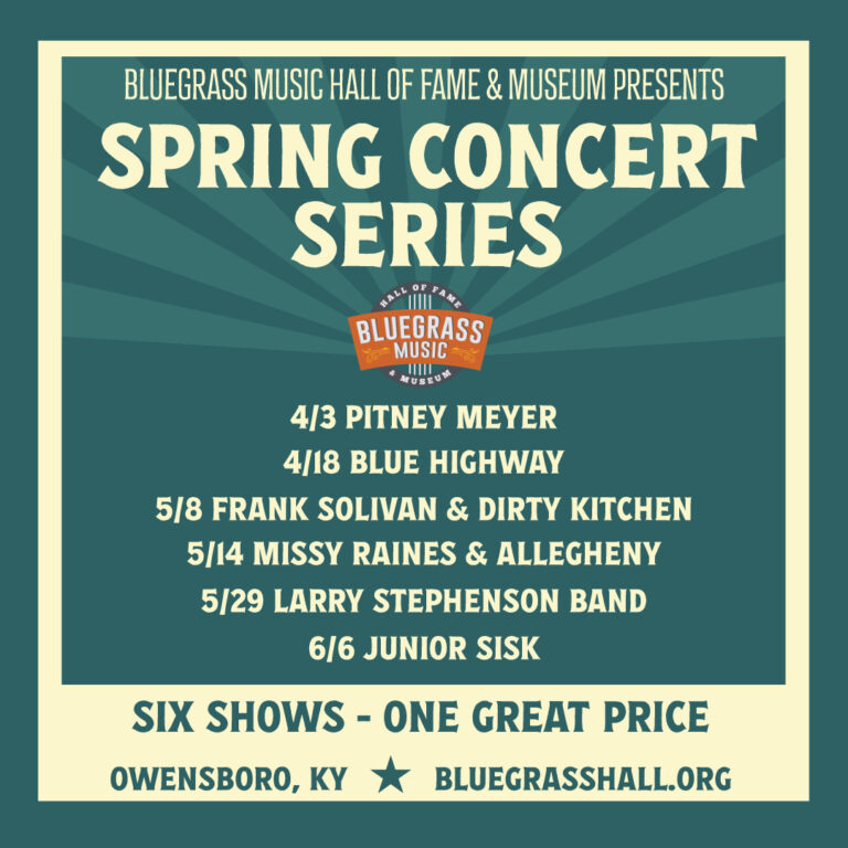 Tickets - Bluegrass Music Hall of Fame & Museum